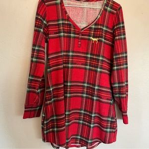 Victoria's Secret | Intimates & Sleepwear | Red Plaid Victorias Secret ...